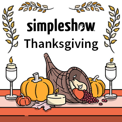 Happy Thanksgiving from simpleshow!